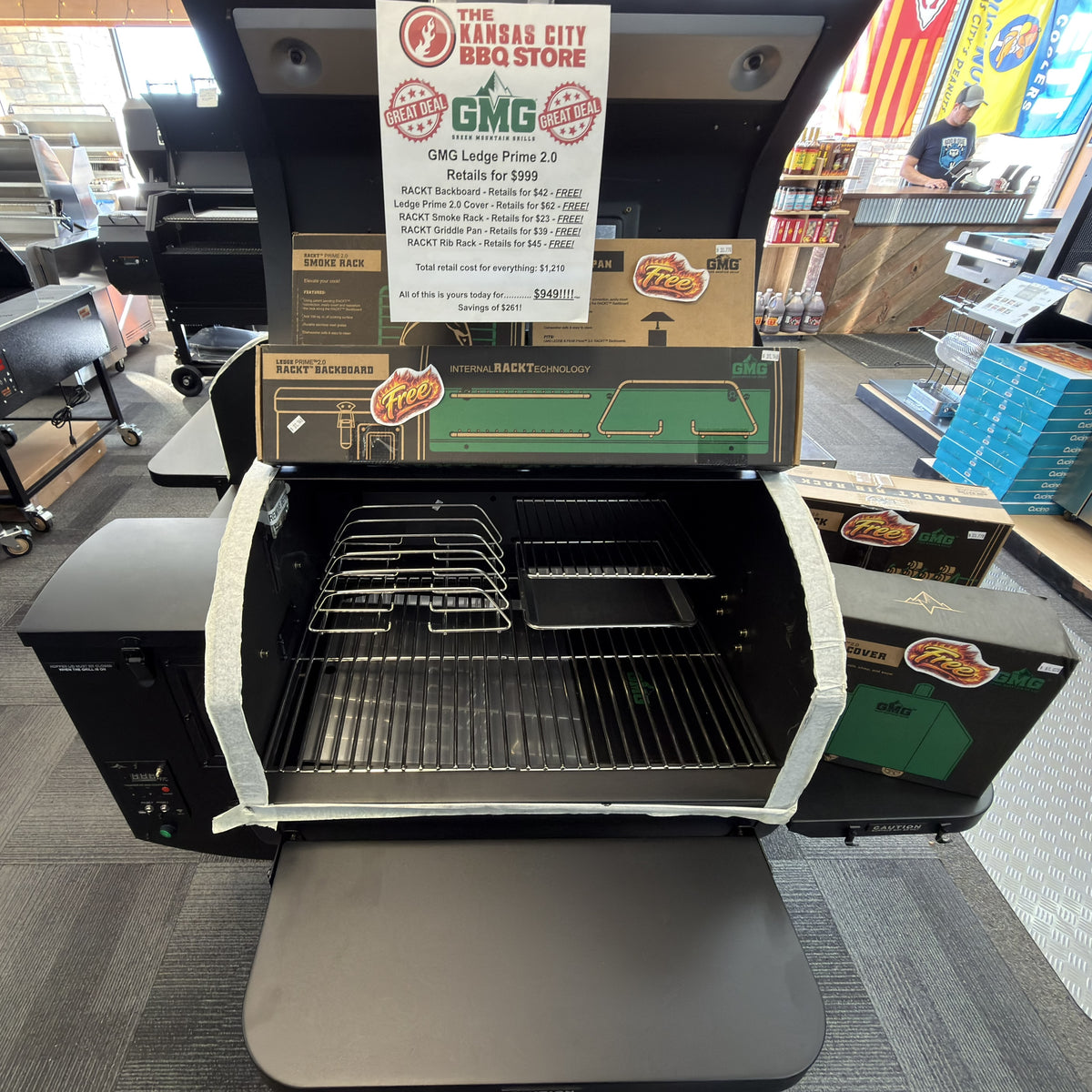 GMG Ledge Prime 2.0 Bundle — The Kansas City BBQ Store