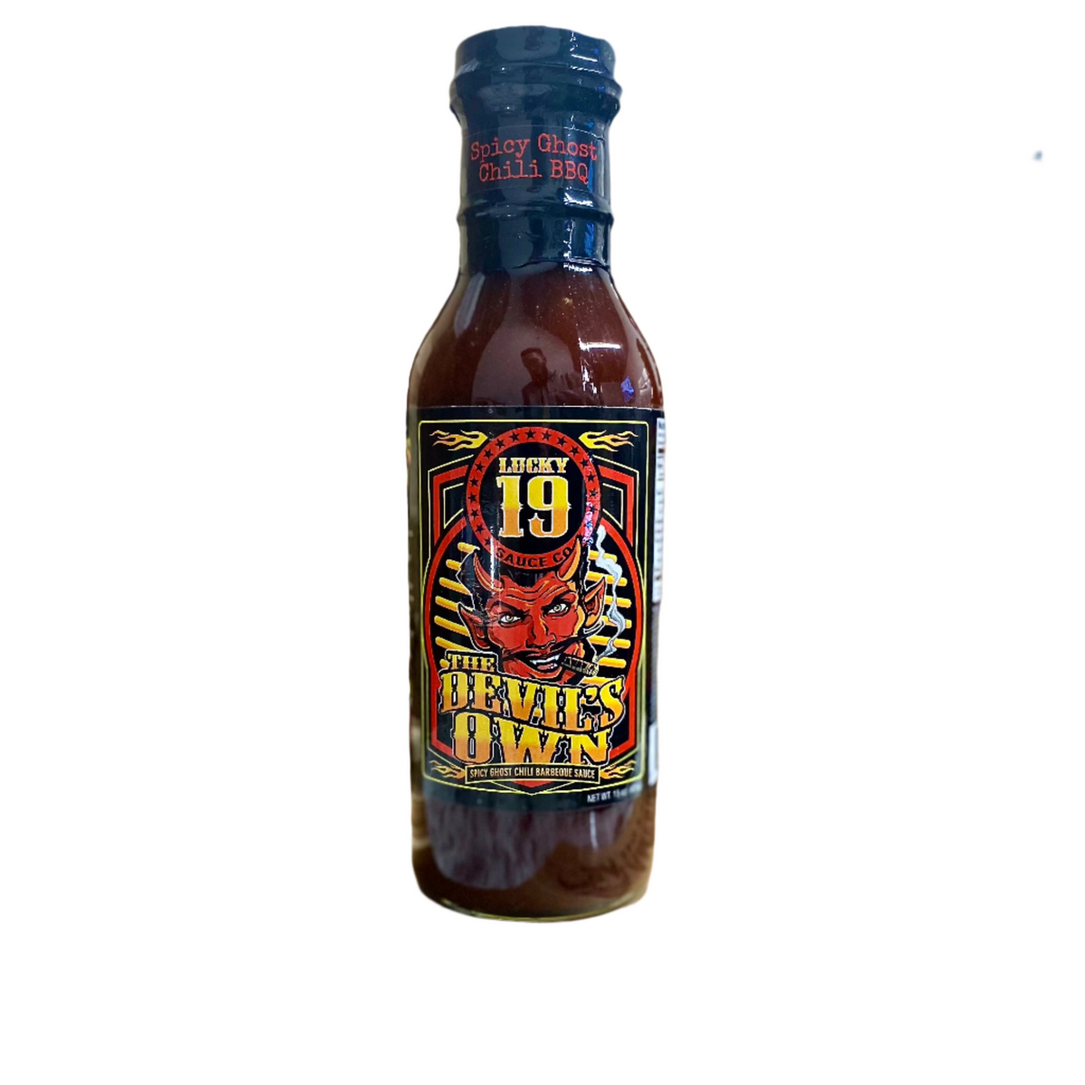 Lucky 19 The Devil's Own Spicy Ghost Chili BBQ Sauce — The Kansas City ...