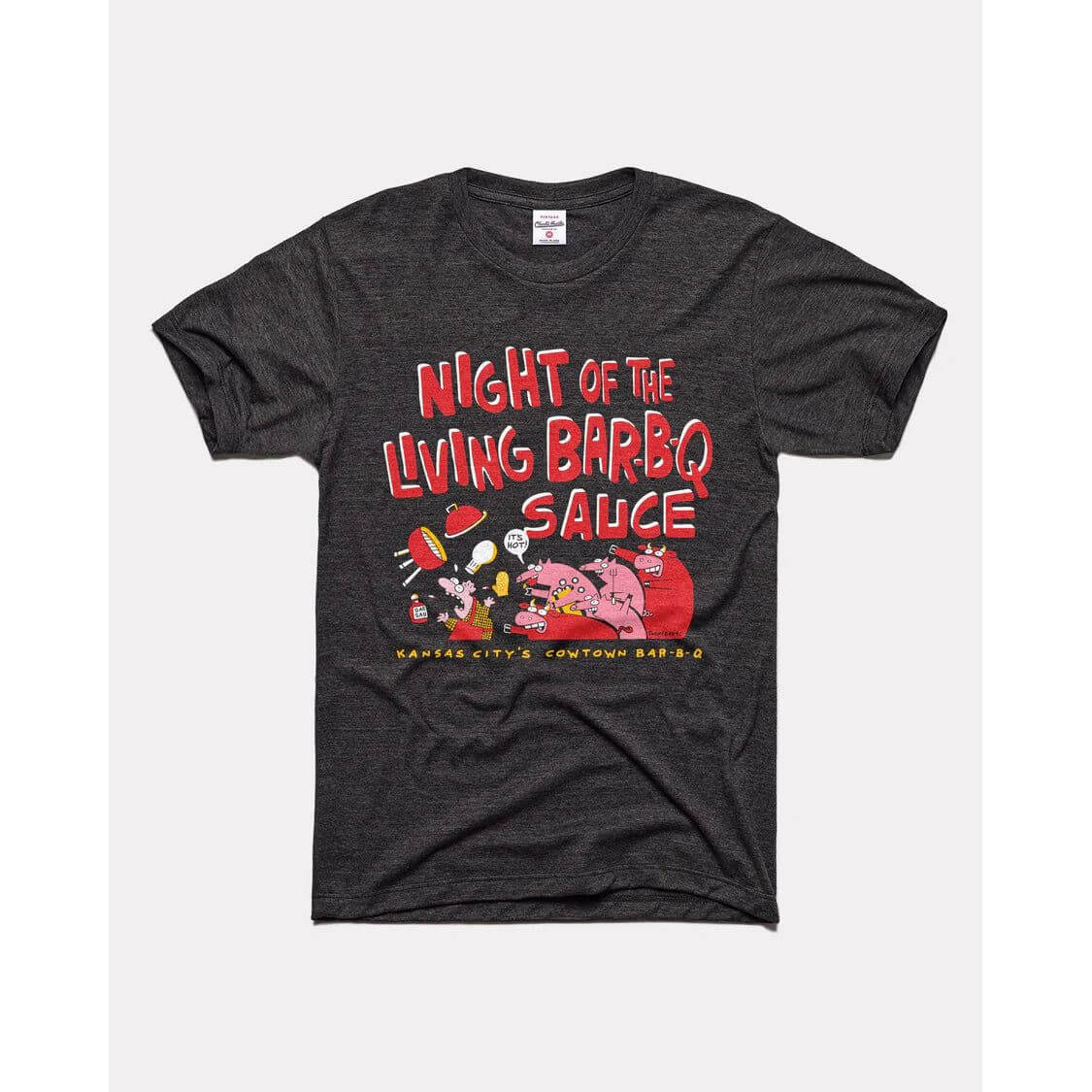 Charlie Hustle Night of the Living Bar-BQ Sauce Tee — The Kansas City ...