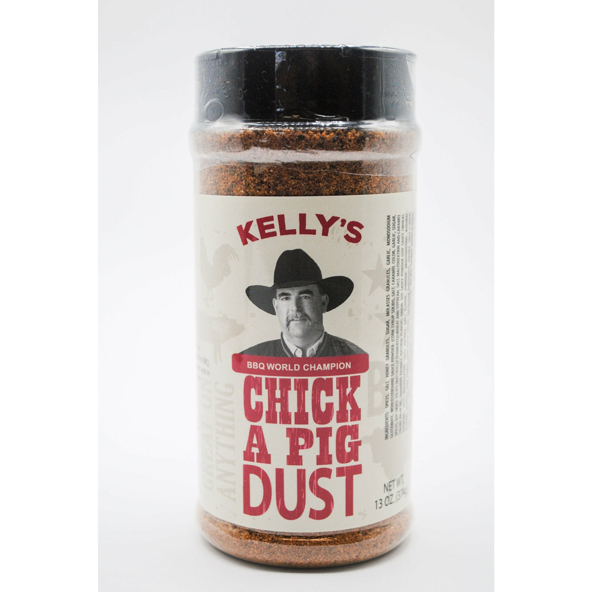 Kelly's Chick-A-Pig Dust 13 oz. — The Kansas City BBQ Store