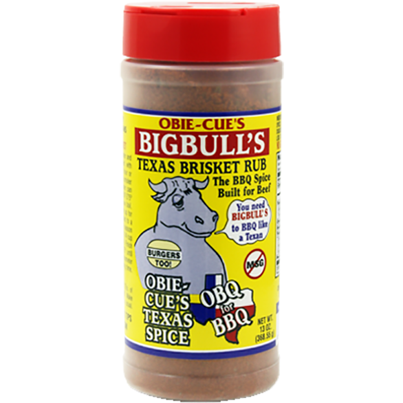 Obie-Cue's Big Bull's Texas Brisket Rub 13 oz. — The Kansas City BBQ Store
