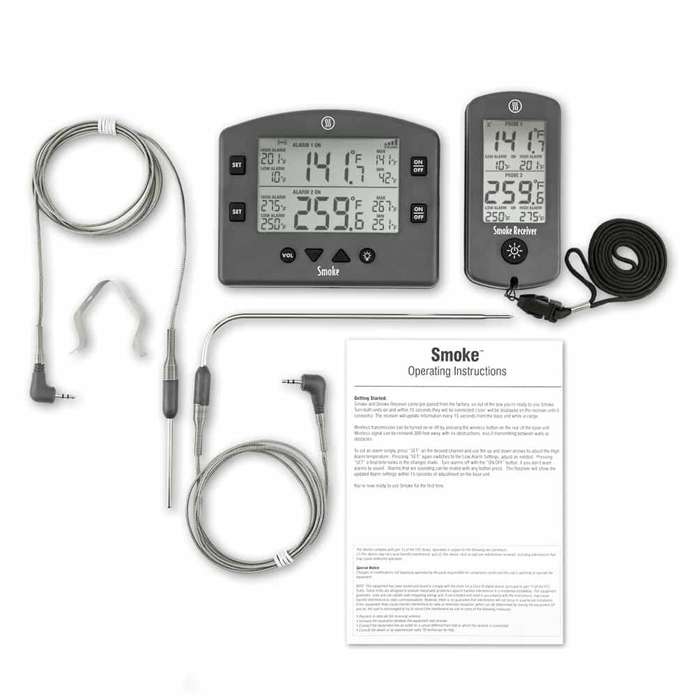 ThermoWorks Smoke® Remote BBQ Alarm Thermometer — The Kansas City BBQ Store